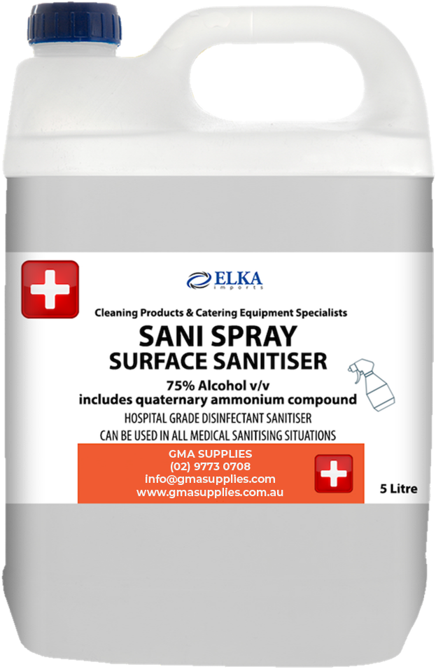 SANI SPRAY SURFACE SANITISER 5L – Mayfair Australia