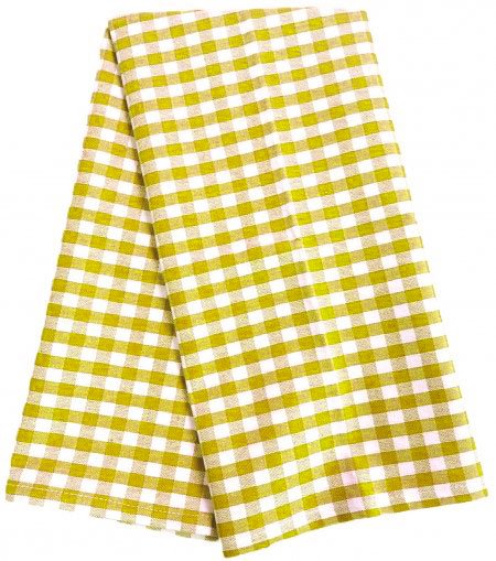Gingham Check Yellow Tea Towel – Mayfair Australia