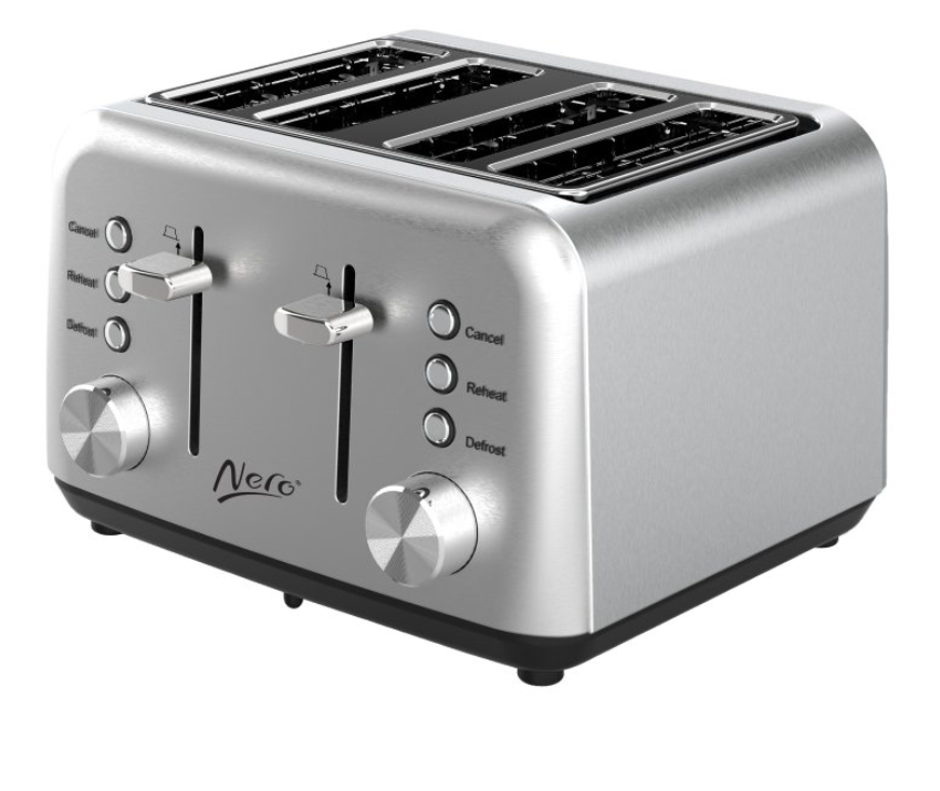 Nero Classic Style Toaster 4 Slice – Mayfair Australia